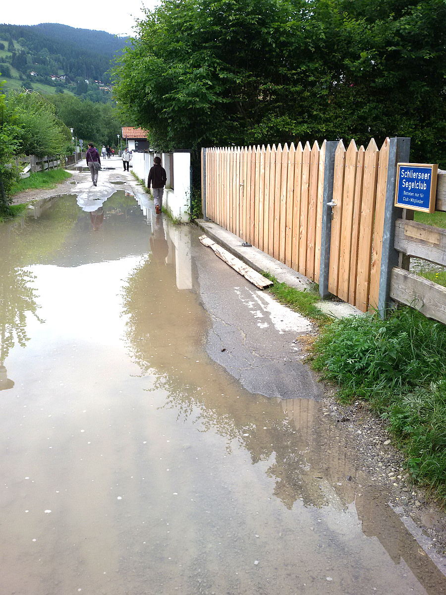 Sinkender Wasserpegel am See | SSC Schliersee – Unser Segelclub